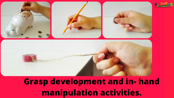 Grasp development and in- hand manipulation activities.