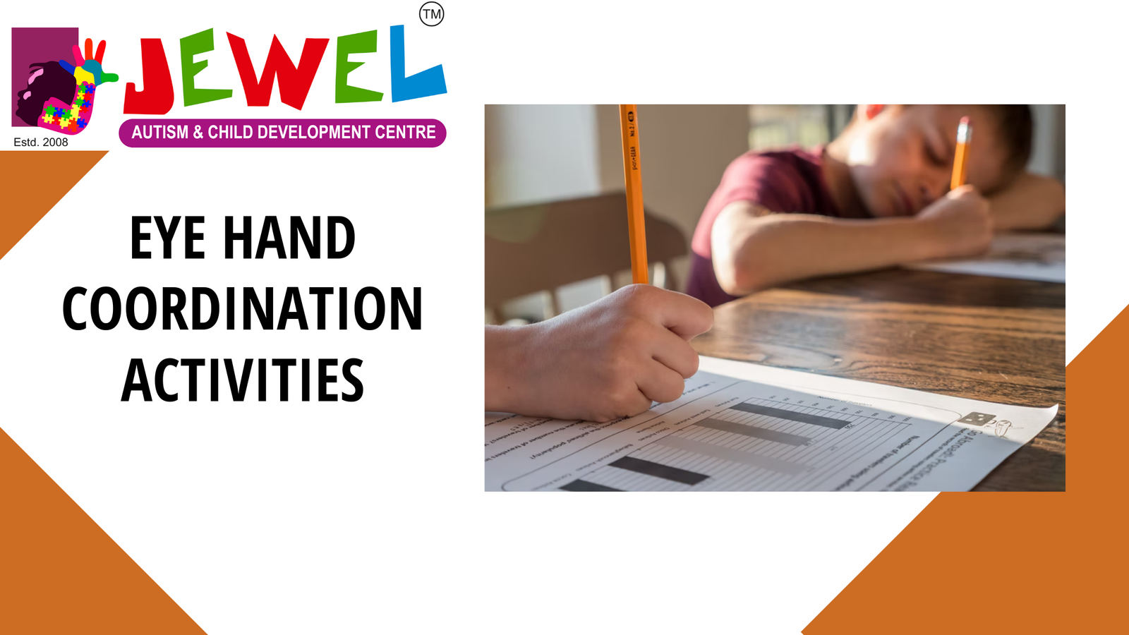 Eye hand coordination activities - Jewel Autism Centre Blog